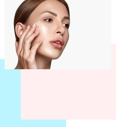 V3ファンデーション2つ 恋セヨ パフ ハート 化粧パフ